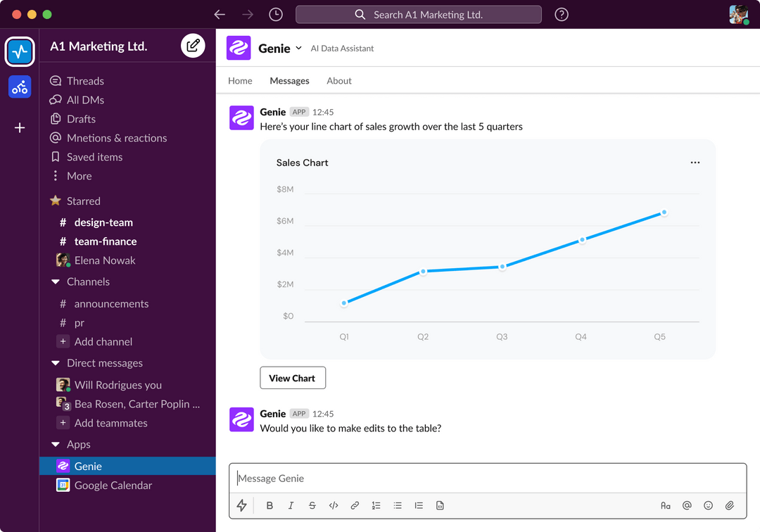 Genie - AI Data Assistant